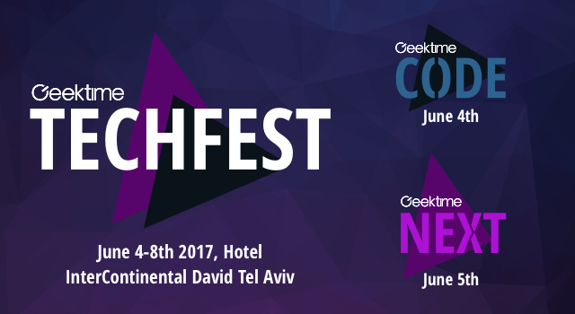 סמנו ביומנים: כנס המפתחים הגדול בישראל - Geektime Code Elevation ייערך ב-5 ביוני | גיקטיים